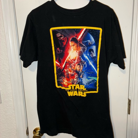 Star Wars | Tops | Star Wars Black Tshirt | Poshmark